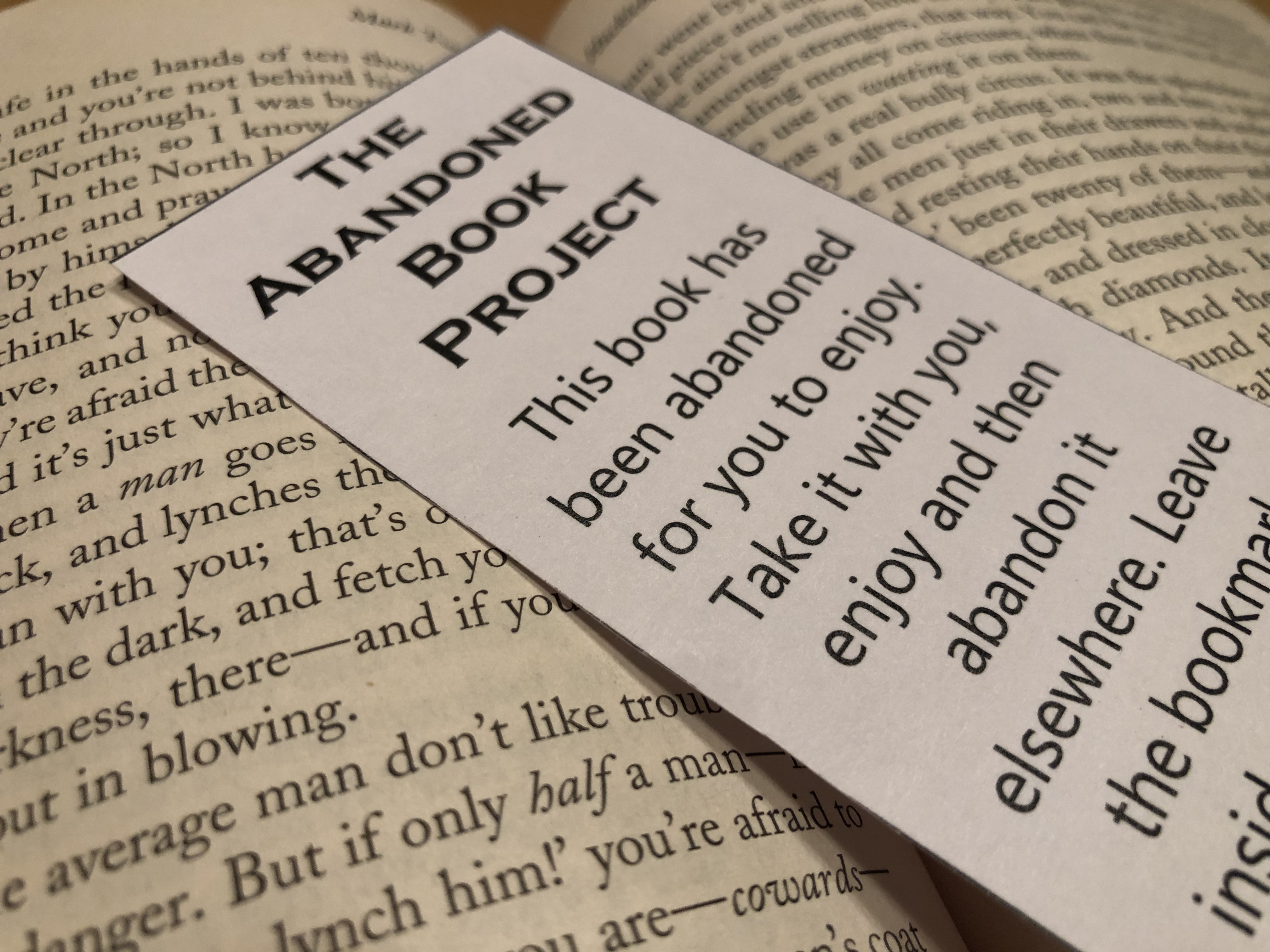 The Abandoned Book Project – Abandoning books in random places for ...